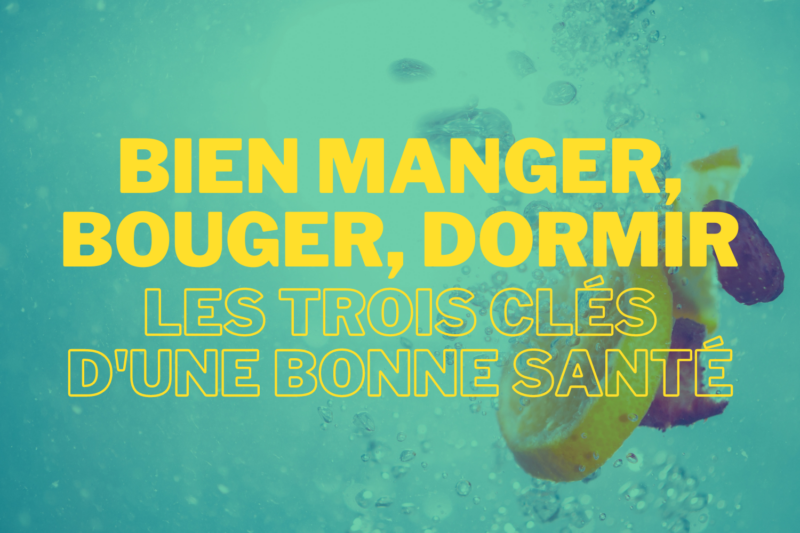 Bien manger, bouger, dormir - Les Associations Solidaris